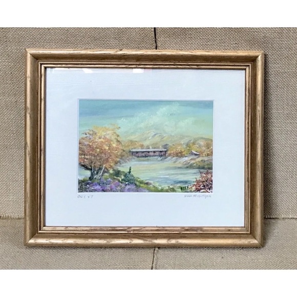 Vintage | Art | Vintage Painting October In Vermont Alex Mcintyre Art ...